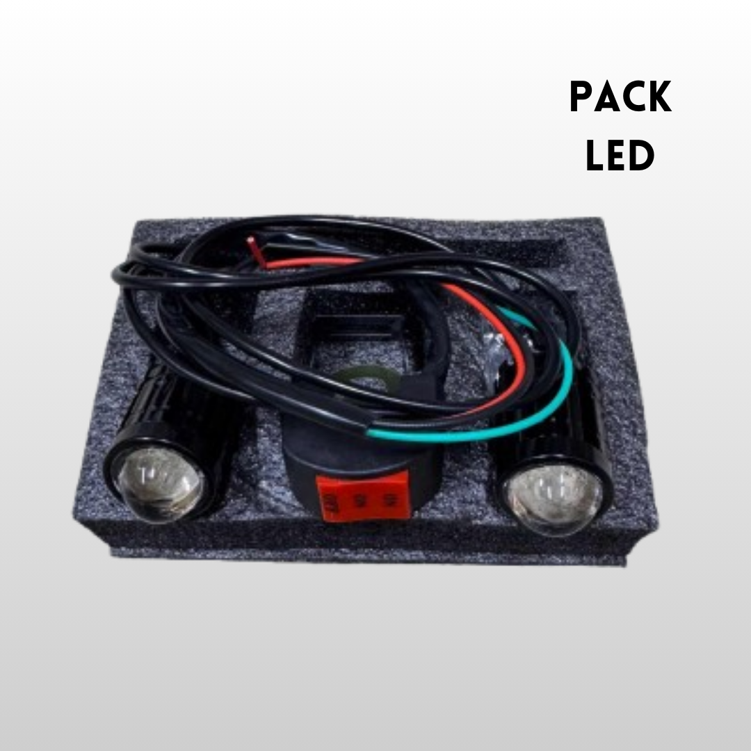 PACK LED STROBO + BUTTON – AB MOTO