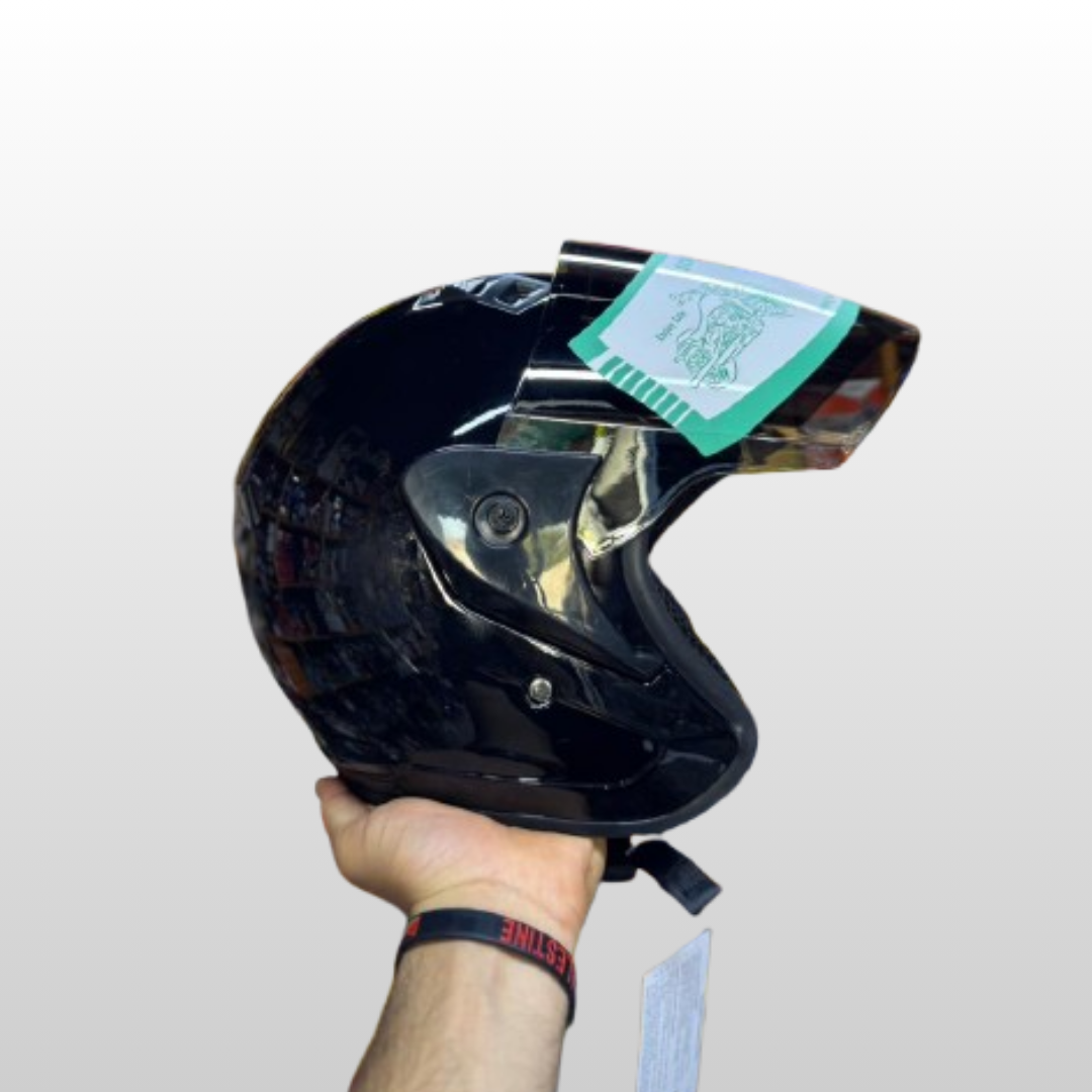 SWING HELMET BLACK – AB MOTO